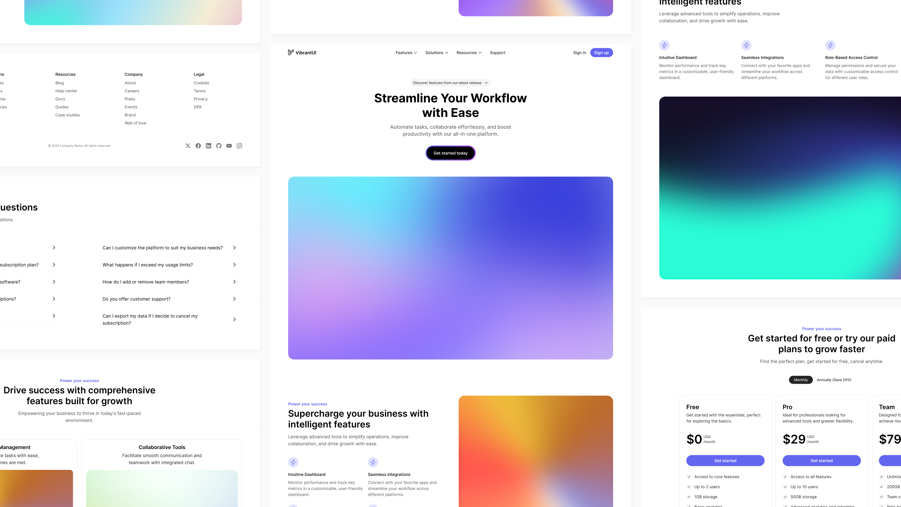 VibrantUI · Top-notch UI kit for Figma